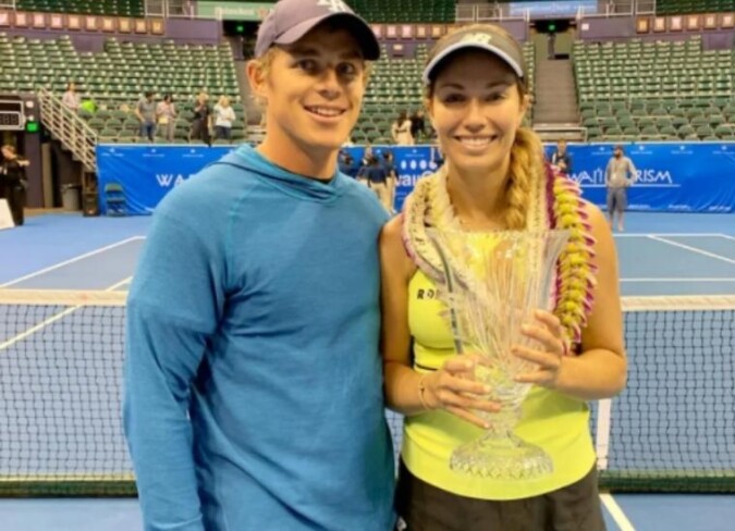 Who is Danielle Collins' boyfriend? Tom Couch or Joe Vollen?